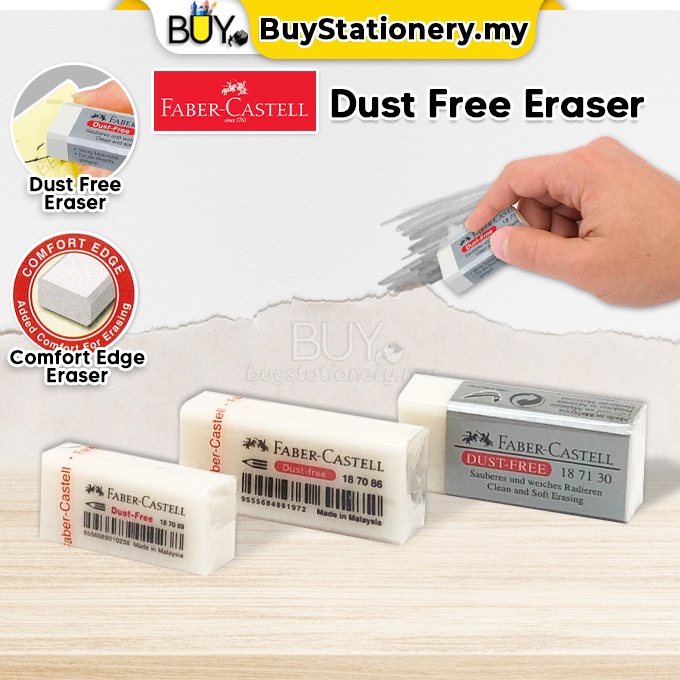 Faber Castell Eraser Pemadam Pensil Exam Grade Pencil Eraser Rubber ...