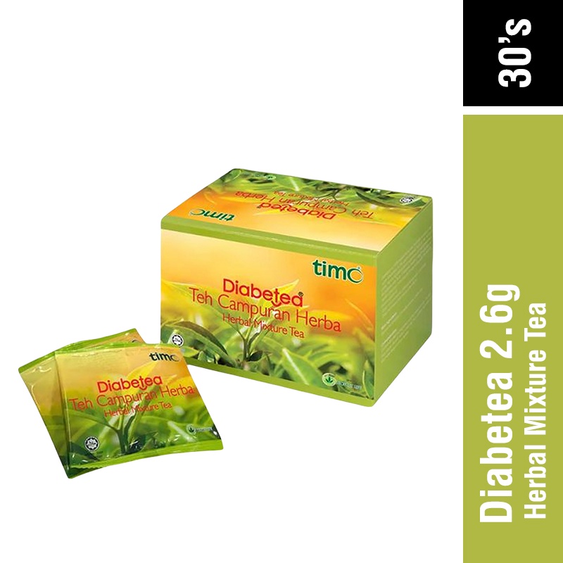TIMO DIABETEA HERBAL MIXTURE TEA 2.6G X 30'S | Shopee Malaysia
