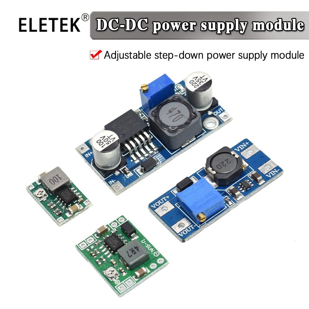 DC-DC Voltage Stabilized Power Supply Module Adjustable Boost& Buck Voltage Regulator Module ...