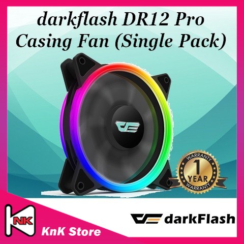 DARKFLASH DR12 Pro RGB Casing Fan (Single Pack) | Shopee Malaysia