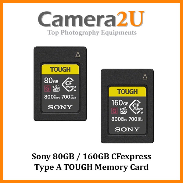 READY STOCK Sony 80GB / 160GB CFexpress Type A TOUGH Memory Card ...