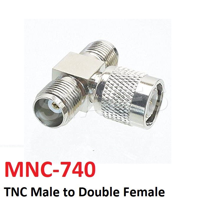 TNC Male to Double Female Connector - MNC-740 | Shopee Malaysia