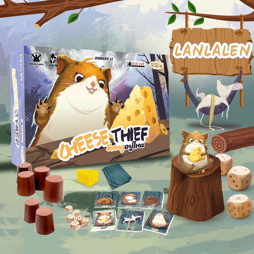 Cheese Thief Where's Mouse [TH/EN]/Playmat Board Game | Shopee Malaysia