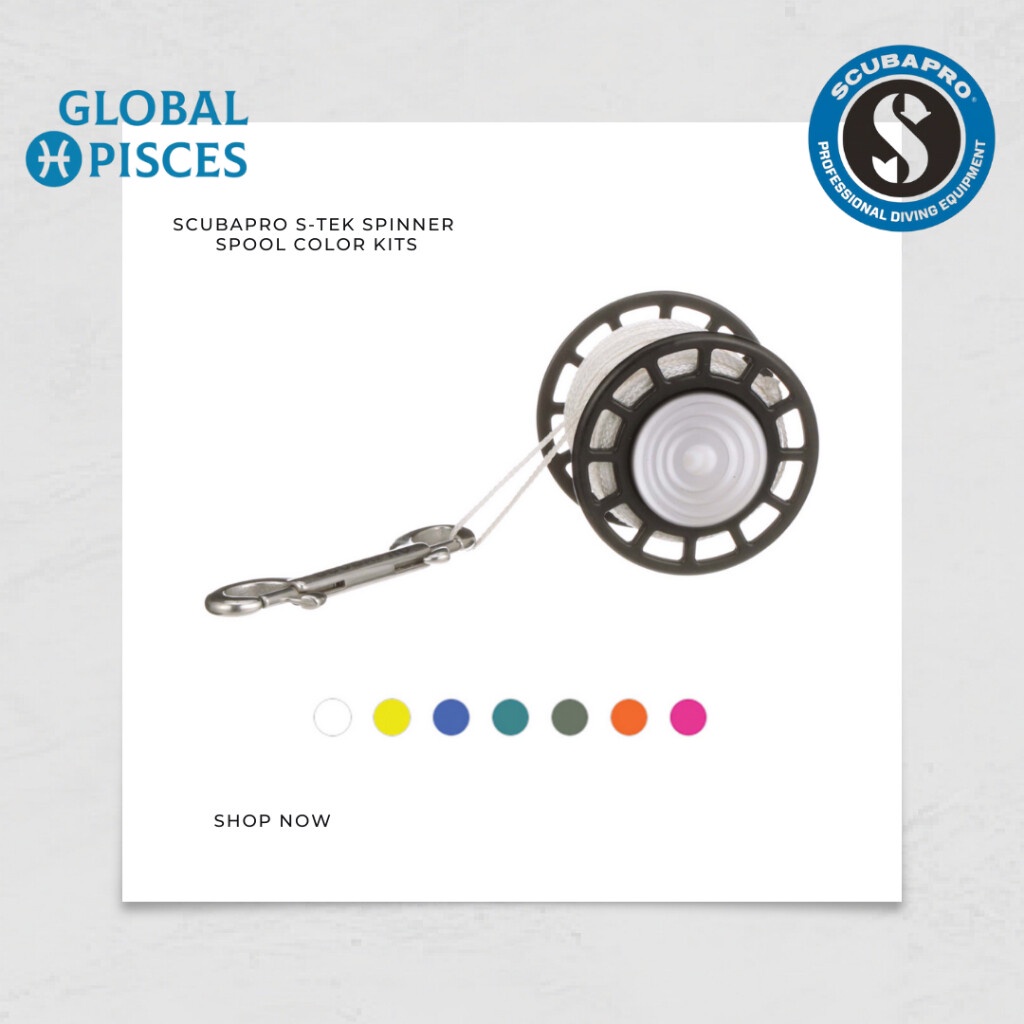 SCUBAPRO S-TEK Spinner Spool Color Kits - Personalize Your Scuba Diving ...