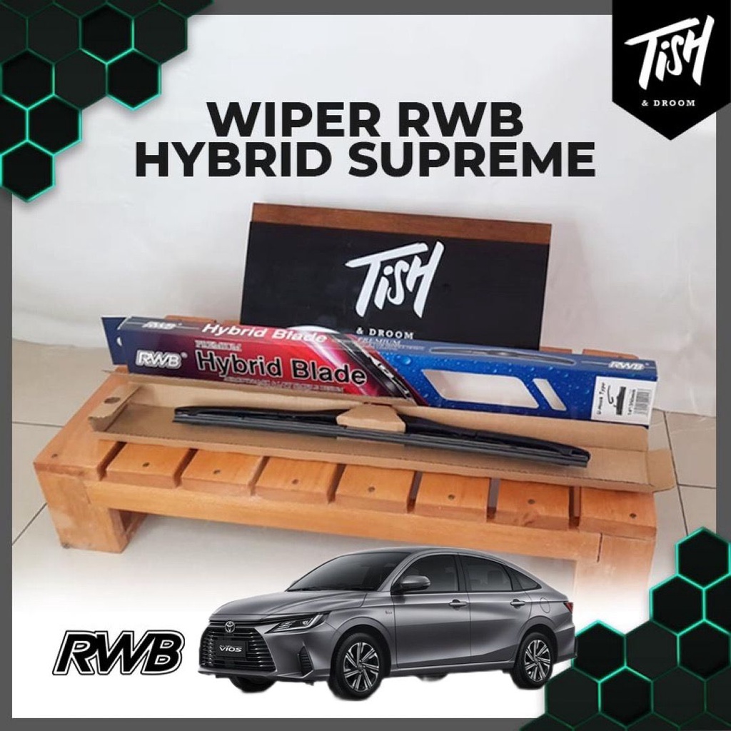 Wiper All New Vios 2022 Hybrid RWB Supreme 2pcs | Shopee Malaysia