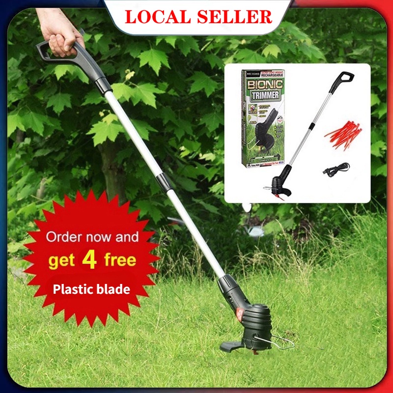 Bionic trimmer Grass Lawn Mower Wireless String Trimmer Weed Cutter ...