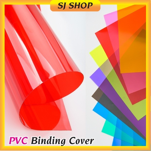 A4 Transparent Color PVC Cover | A4 Rigid Sheet Color | BINDING COVER ...