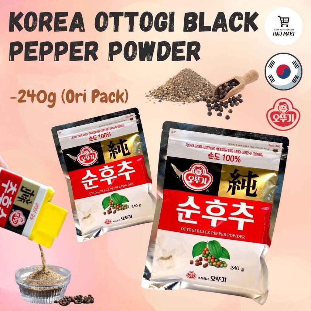 Korea Ottogi Black Pepper Powder Premium Black Pepper | Shopee Malaysia