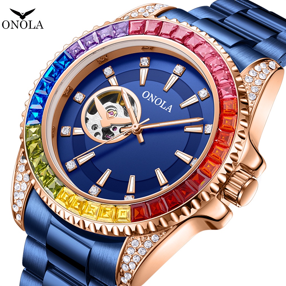 [Ready Stock] ONOLA 3839 Fashion Luminous 2023 New Style Rainbow ...