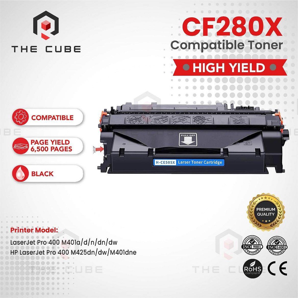 Compatible CF280A CF280X Toner for HP Laserjet MFP M425dn MFP M425dw ...