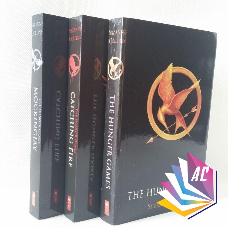 The Hunger Games Trilogy (3 books ) Novel - Reading - English Books ...
