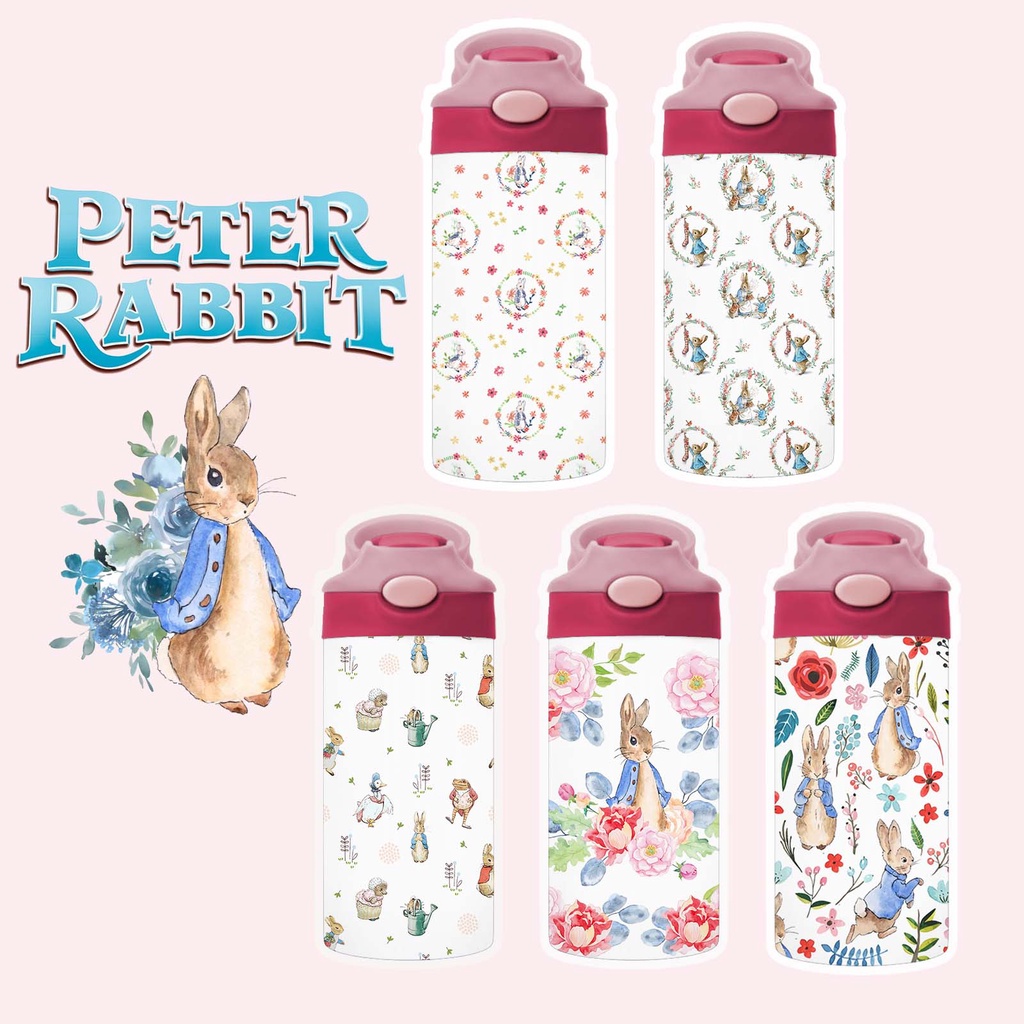 peter rabbit Kids Tumbler 350ml Stainless Steel Todder Sippy Cup Double ...