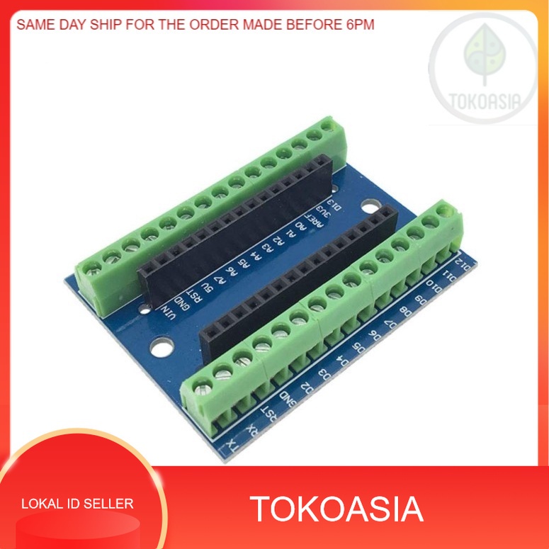 (Local Stock) Nano Expansion IO Shield Board ATMEGA328P Expansion Board ...
