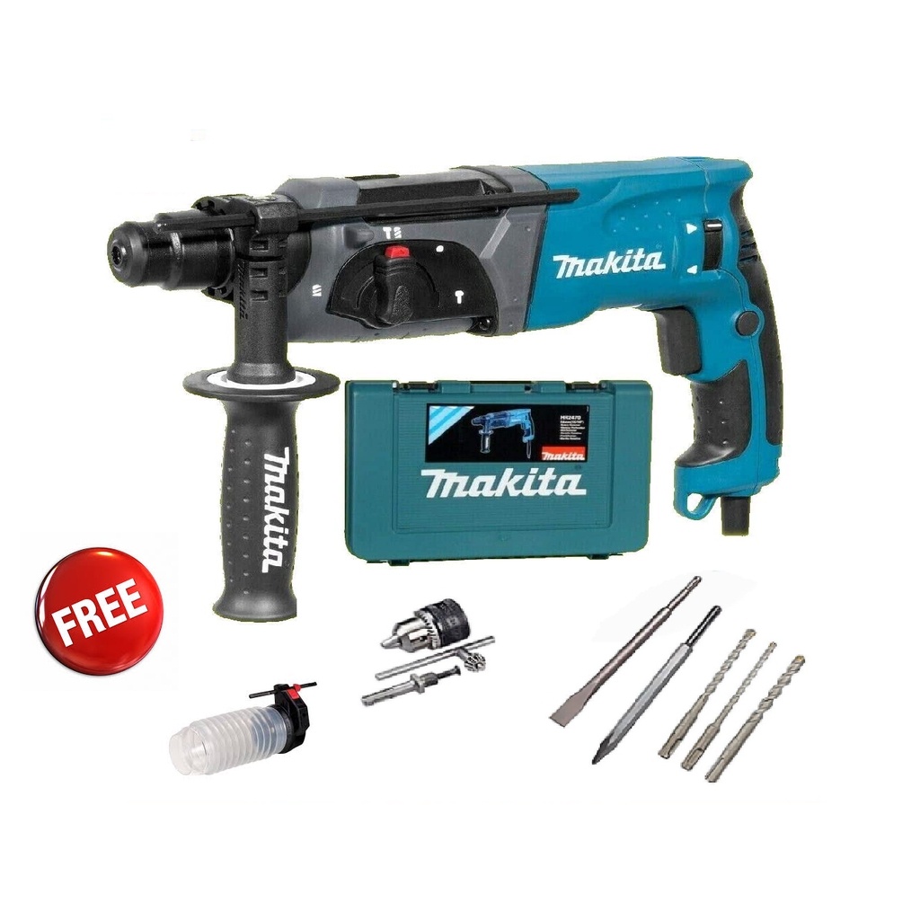 Makita LHPT2470GY Premium 780W Corded Combination Rotary Hammer Drill ...