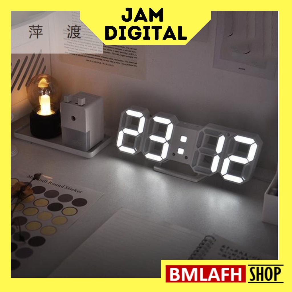 LED Jam Dinding Digital Wall Clock Digital | Shopee Malaysia