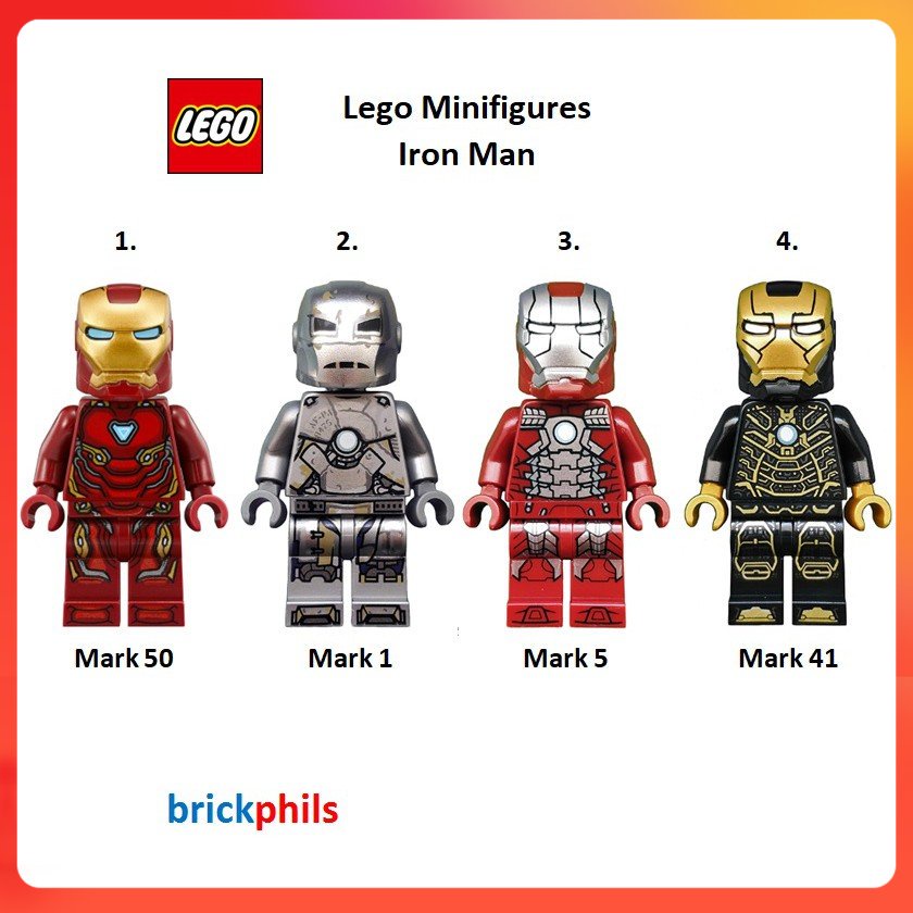 Lego Minifigures - Iron Man | Shopee Malaysia