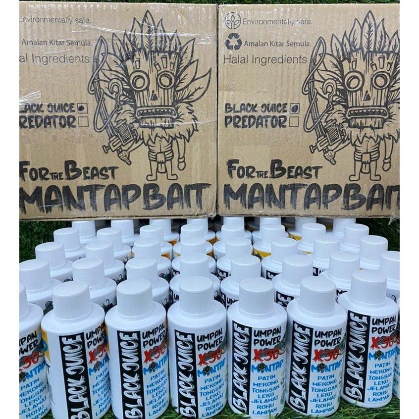 MANTAP BAIT - BLACK JUICE 100ML UMPAN POWER X30 - Fishing Lure Bait ...