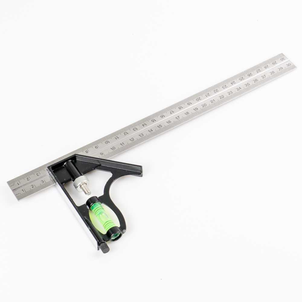 SIKU 30cm Angled Ruler Spirit Level Ruler 45 / 90 Degree Craftsman ...