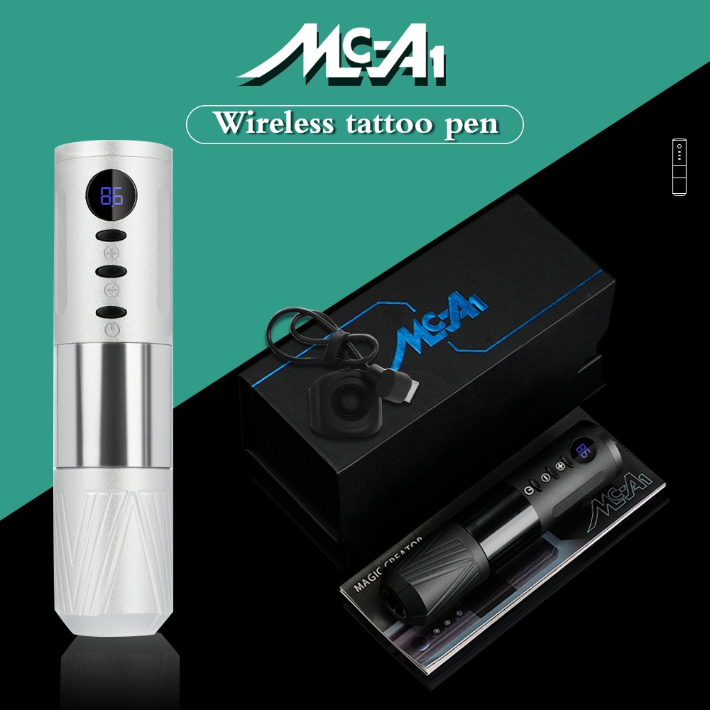 Finger Control Wireless Tattoo Pen Machine Jump Start 0.1V Premium ...