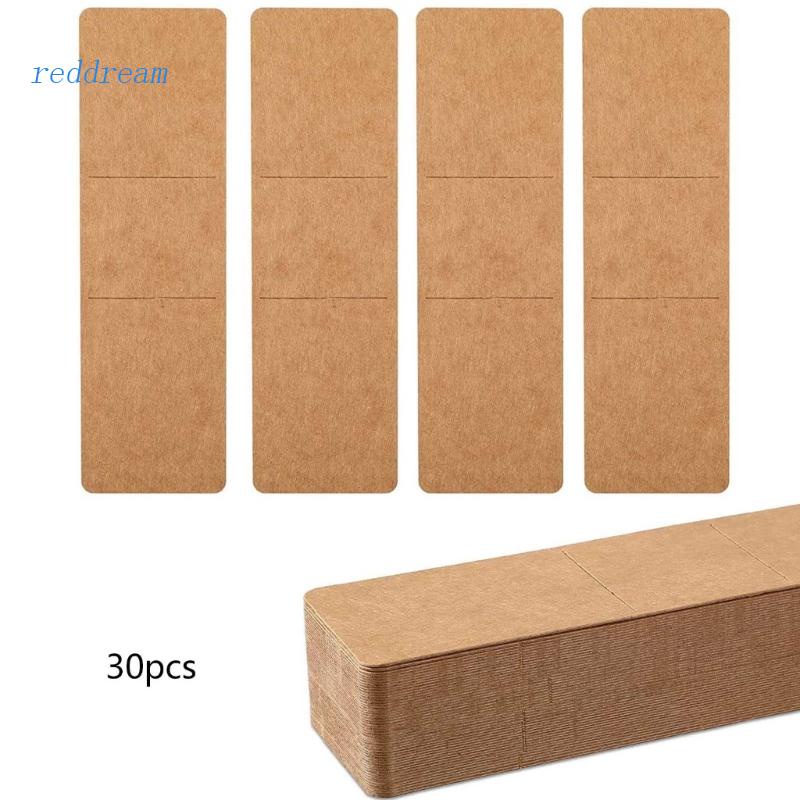 REDD 30pcs Resin Bookmark Holder Kraft Paper Bookmark Sleeves Cover ...