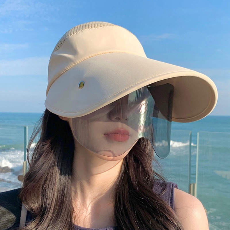 Women Empty Top Hat With Glasses Solid Wide Brim Bucket Hat Summer ...
