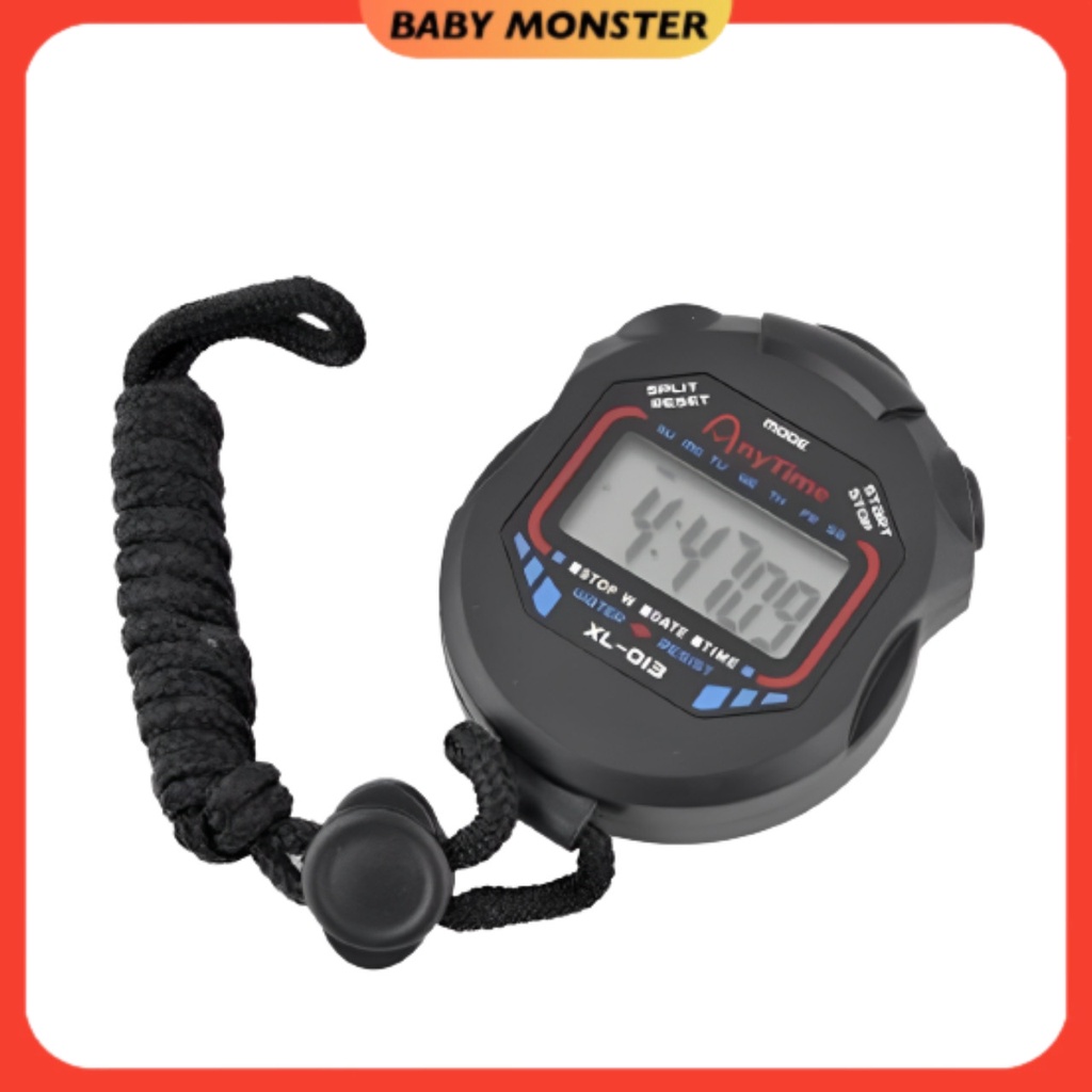 🔥HARGA BORONG🔥 BMS Stopwatch Waterproof Digital Running Timer Sports ...