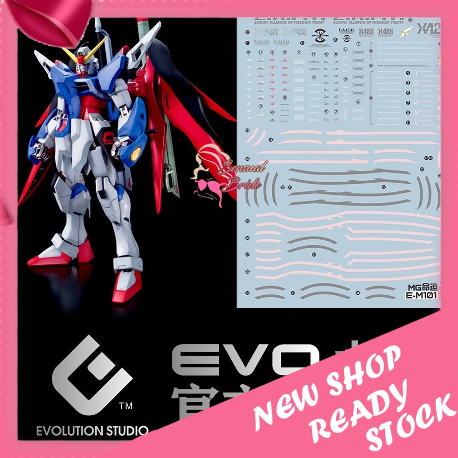 MG DESTINY GUNDAM EVOLUTION MONSTER DECAL | Shopee Malaysia