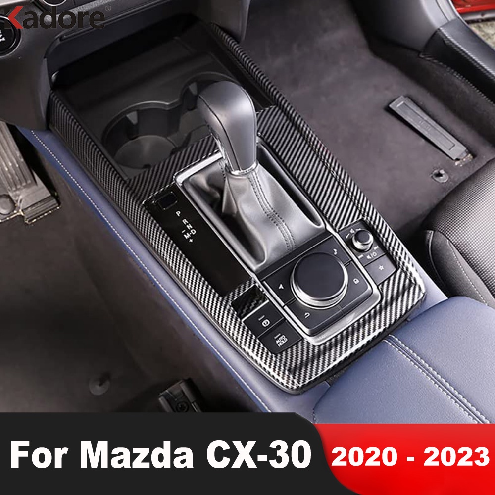 Car Center Console Gear Shift Box Panel Cover Trim For Mazda CX30 CX-30 2020 2021 2022 2023 ...