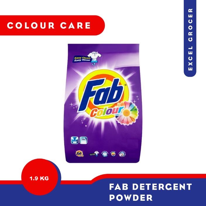 Fab Detergent Powder Color Care 1.9kg | Shopee Malaysia