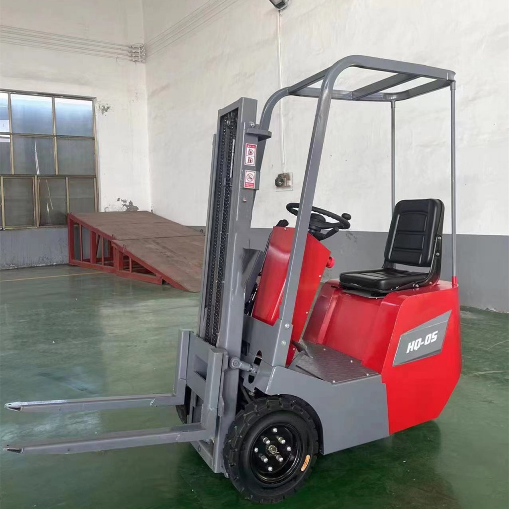 Electric stacker crane Four-wheel electric forklift High quality ...