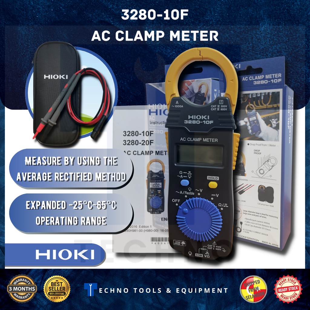 HIOKI AC CLAMP METER 3280-10F - 100% Brand New & Original | Shopee Malaysia