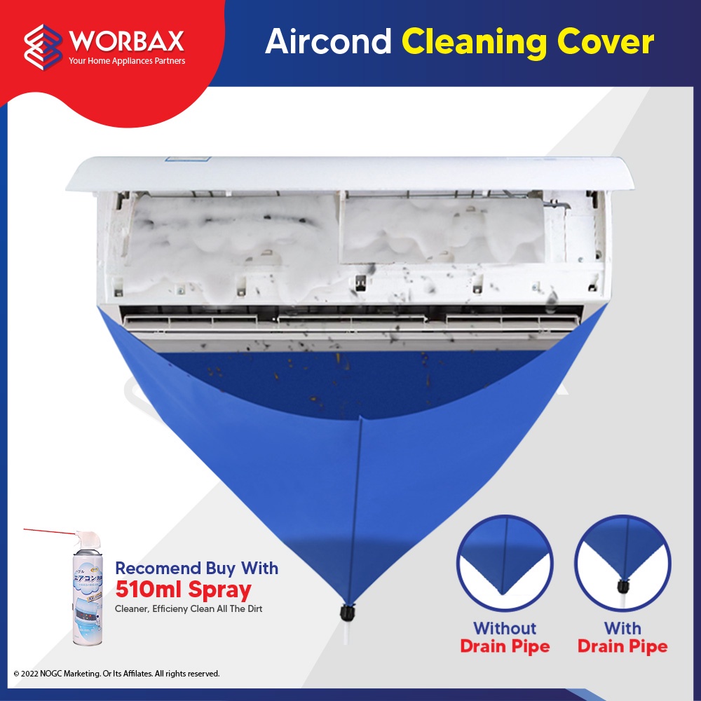 Aircond Cleaning Canvas Kit Aircond Cleaning Cover PVC Material For 1-1 ...