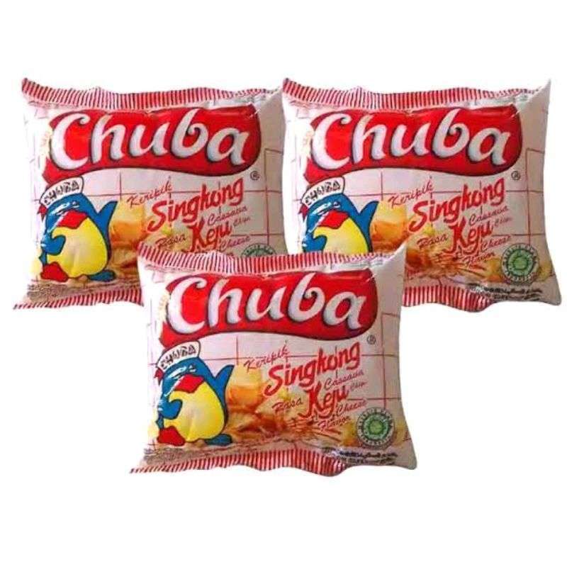 CHUBA CASSAVA CHIPS PACK CONTAINS 20PCS x 12gr CASSAVA CHEESE FLAVOR ...