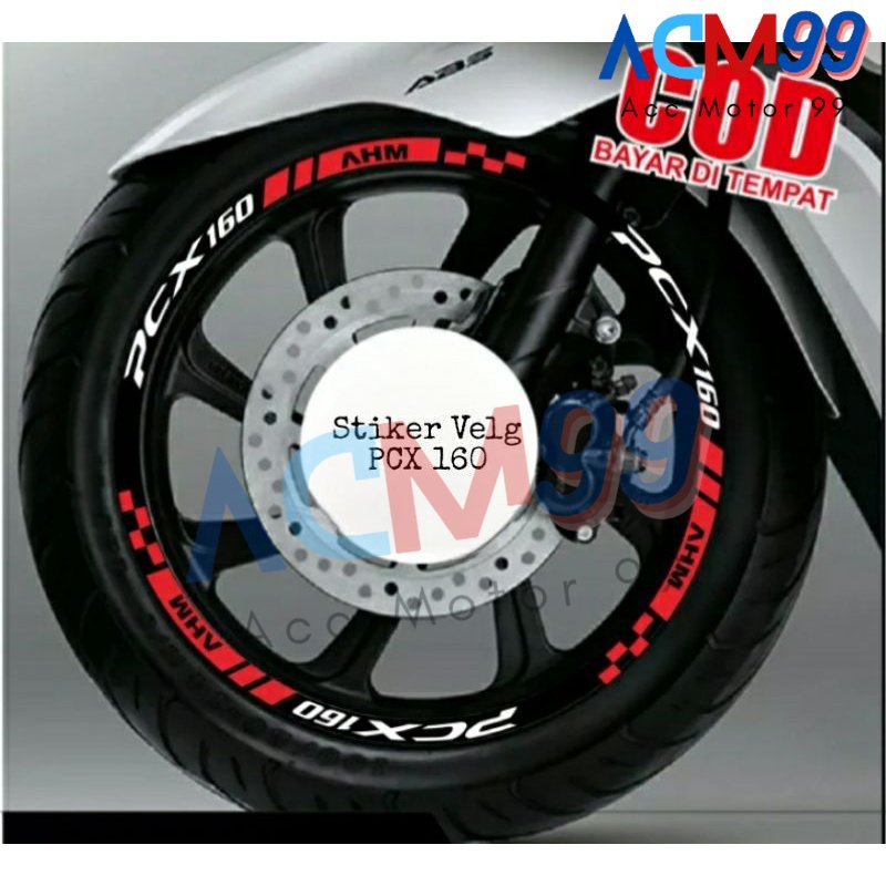 New PCX 160 Rim Stickers PCX 160 Rim Stickers On | Shopee Malaysia