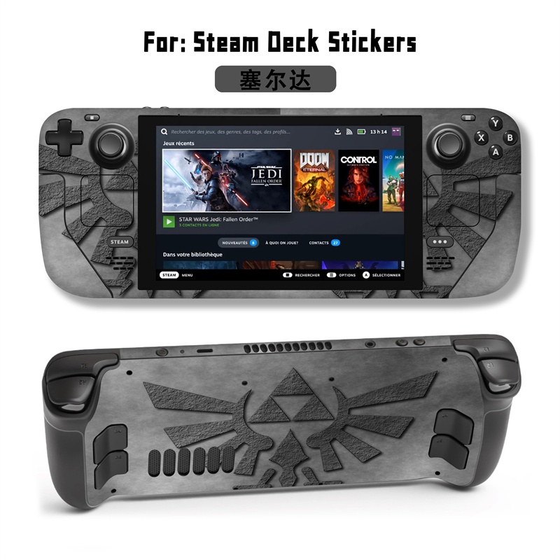 Steam Deck Skin Sticker Kawaii Cute Anime Game Pattern Full Wrap Cover ...