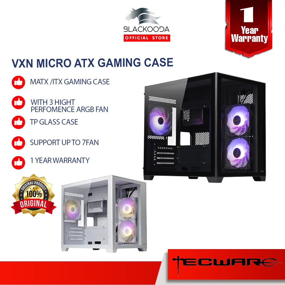 TECWARE VXN V2 MICRO ATX GAMING PC CASING | Shopee Malaysia
