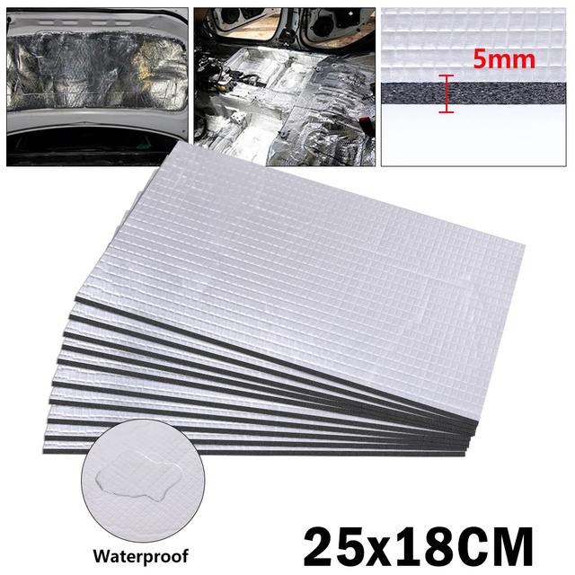 Car Acoustic Thermal Sound Deadener Mat Sound Proof Wall Panels Auto ...