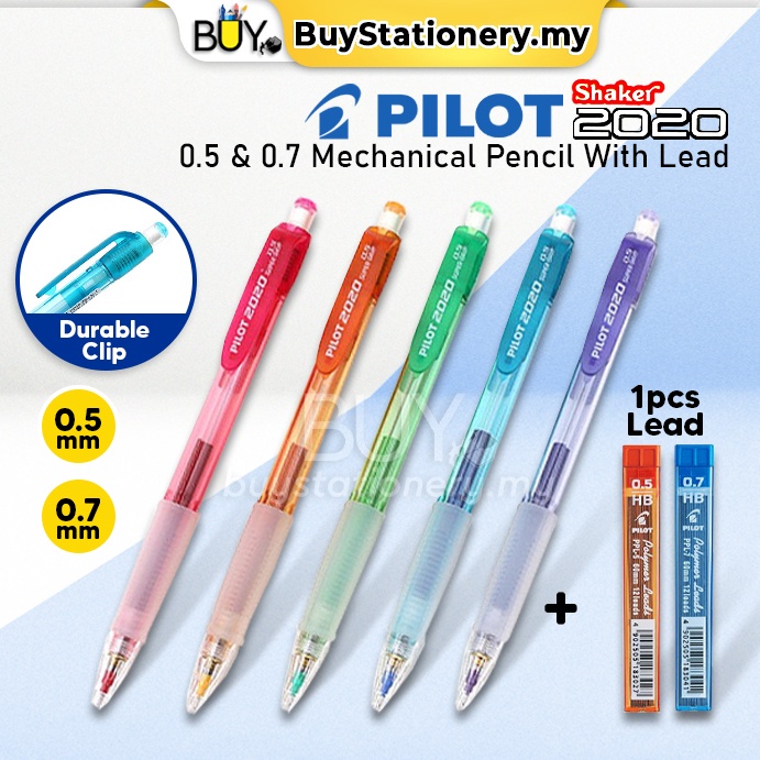 Pilot 0.5 0.7 The Shaker 2020 Mechanical Pencil Free Lead - (PKT) Pilot ...