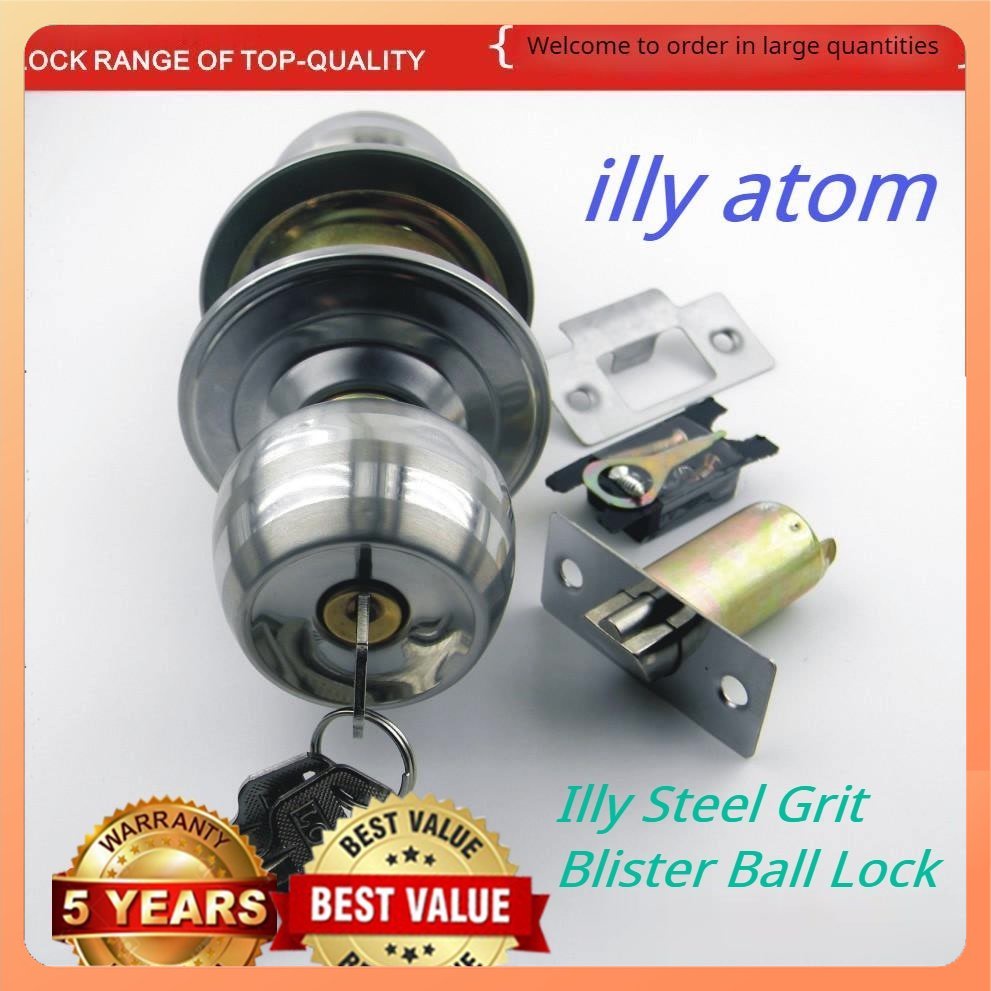 【𝗠𝗬 𝗦𝗣𝗢𝗧】Universal spherical door lock indoor bedroom lock handle lock ...