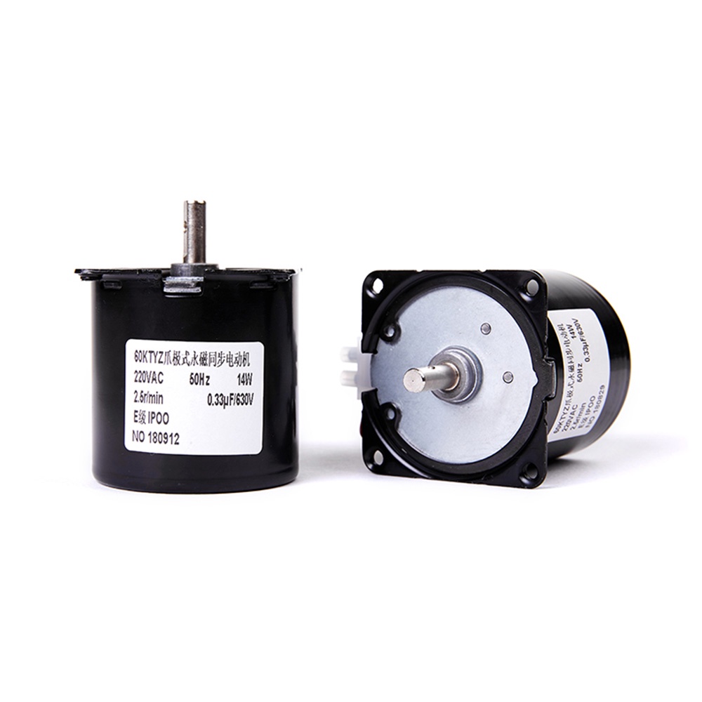 60KTYZ Permanent magnet synchronous motor AC 220V 14W speed reducer motors controllable positive ...