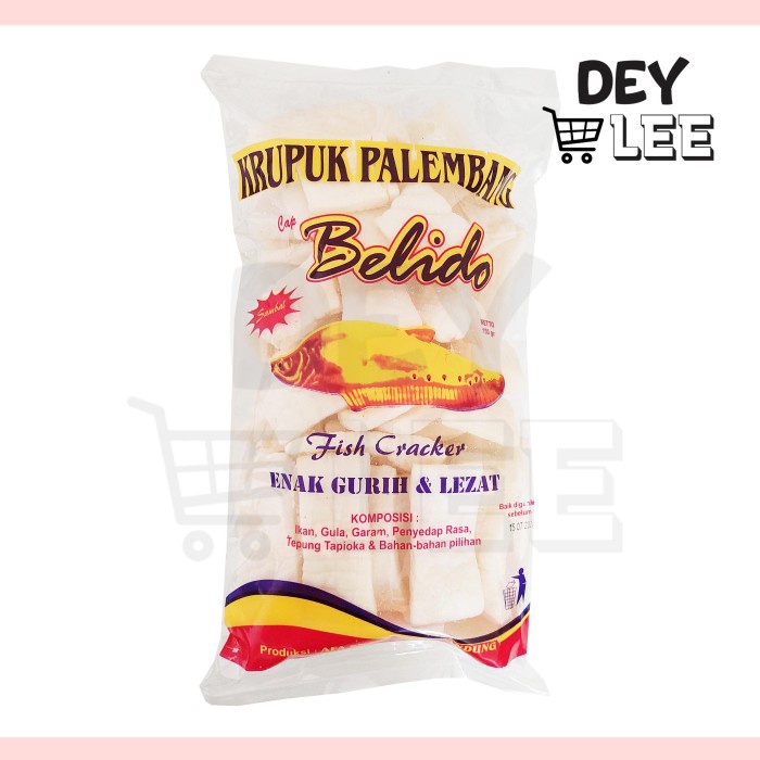 Palembang Fish Crackers 150gr Cap Belido Fish Cracker + Sambal | Shopee ...