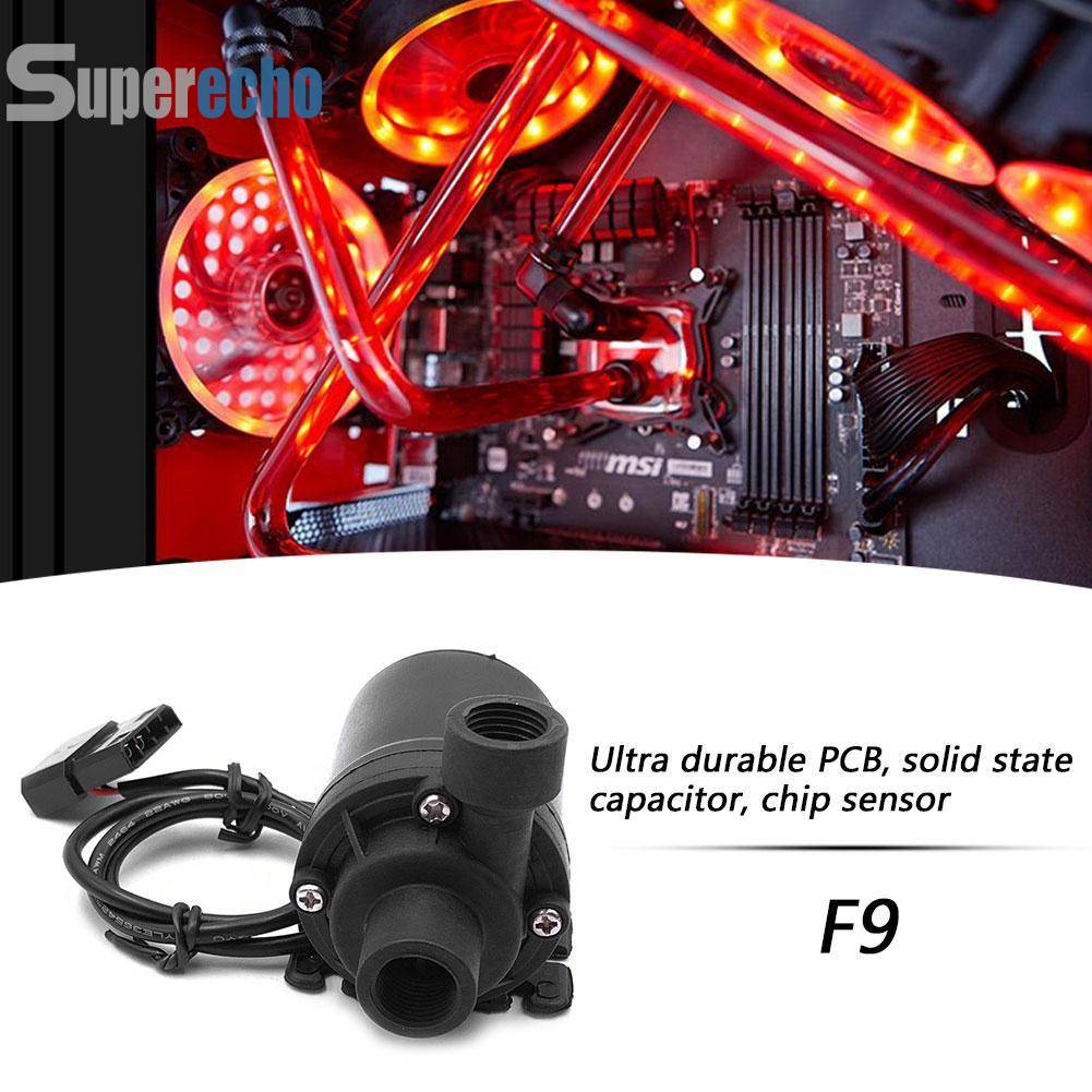 F9 12V Water Pump Molex 4 Pin Connector for PC CPU Water Cooling System ...
