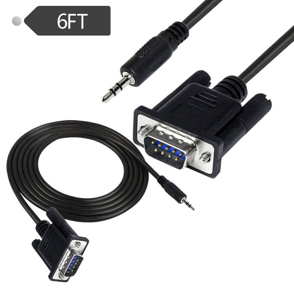 Conversion Cable DB9 Male to 3.5mm Male Serial RS232 Connection Cable ...