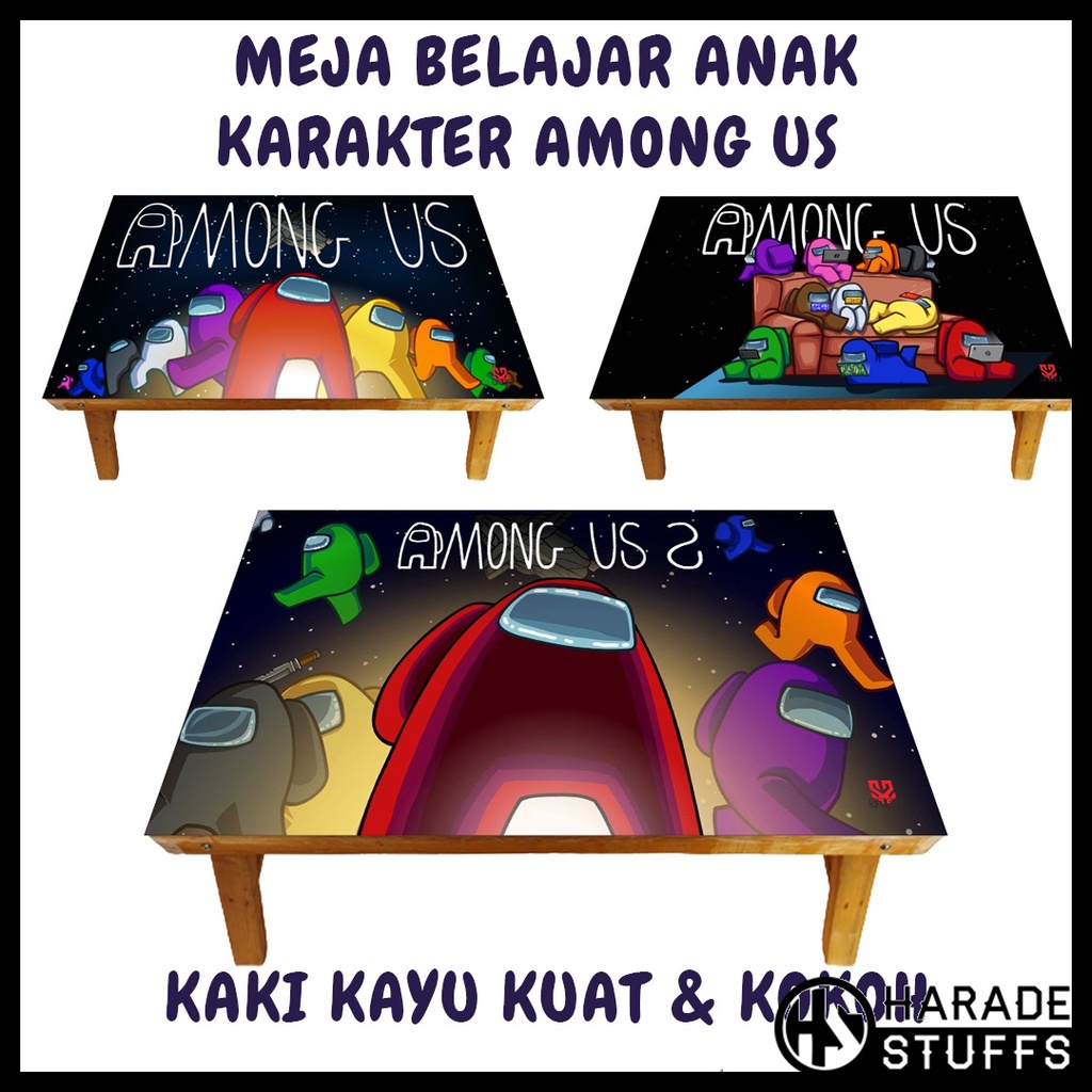 Among US Character Children's Folding Study Table | Shopee Malaysia