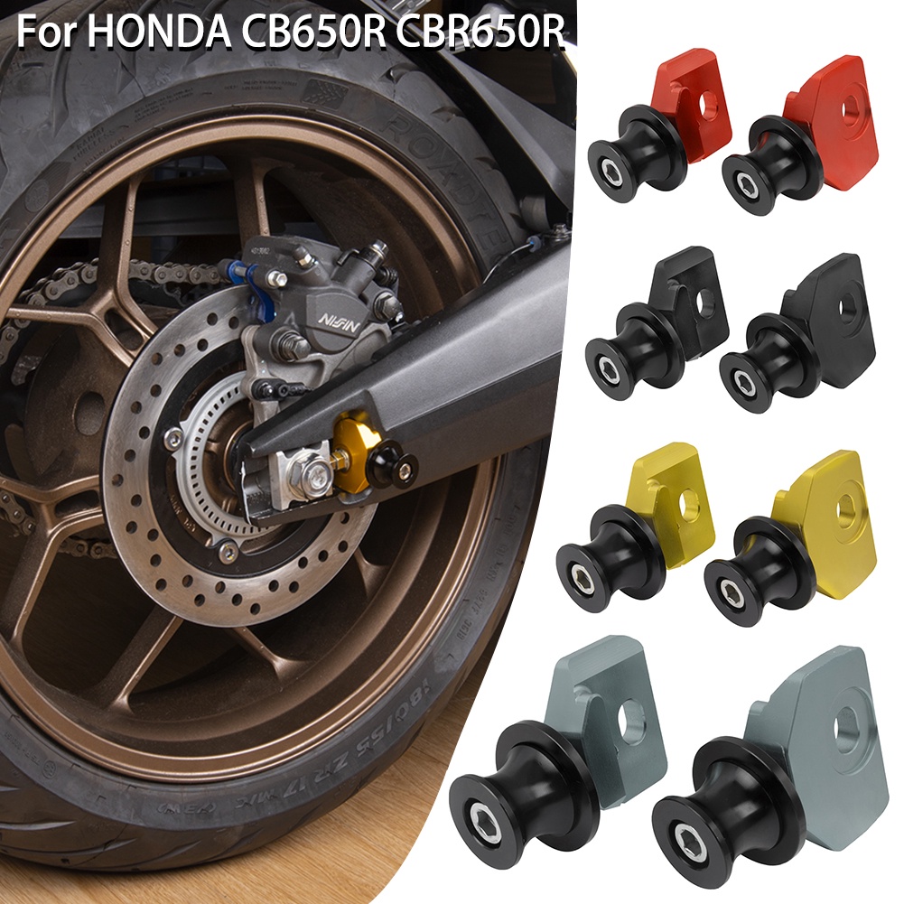 CB650R Accessories Chain Adjustment Frame Swingarm Spools Slider For ...