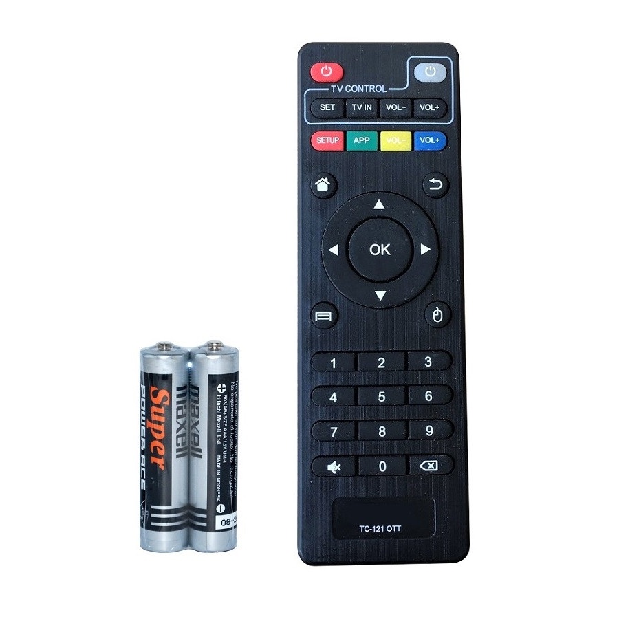 Android TV Box Remote Control, tctek Smart TV Box (with aaa maxell ...