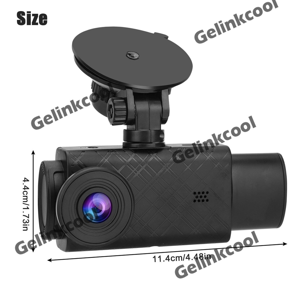 Safecam Dash Cam Car 3 Lens 1080P High-definition Driving Recorder 24 ...