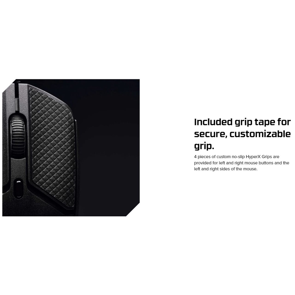 HyperX Pulsefire Haste 2 Gaming Mouse - black-(6N0A7AA) / White ...