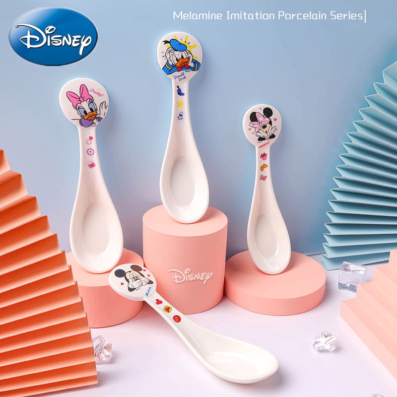 Disney Child Spoon Baby Rice Spoon Large Cartoon Anti-fall Anti ...