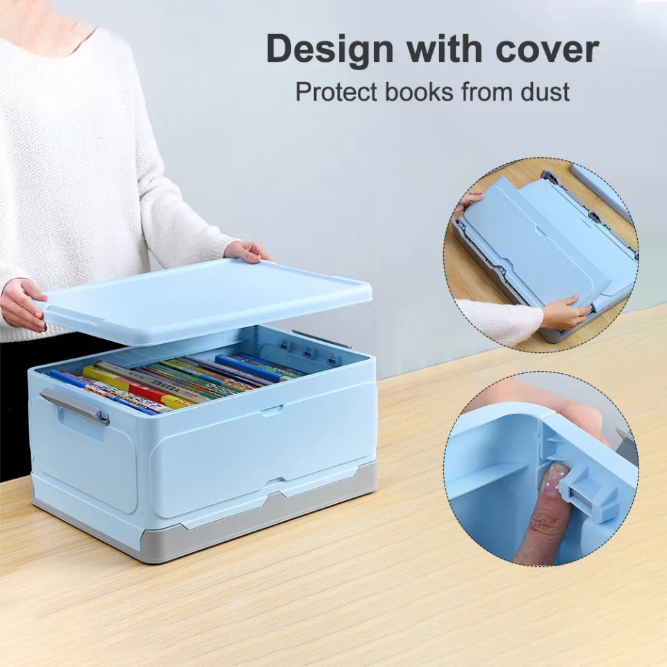 HIGH QUALITY🔥Multifunctional Cute Colour Foldable PP Storage Box with ...